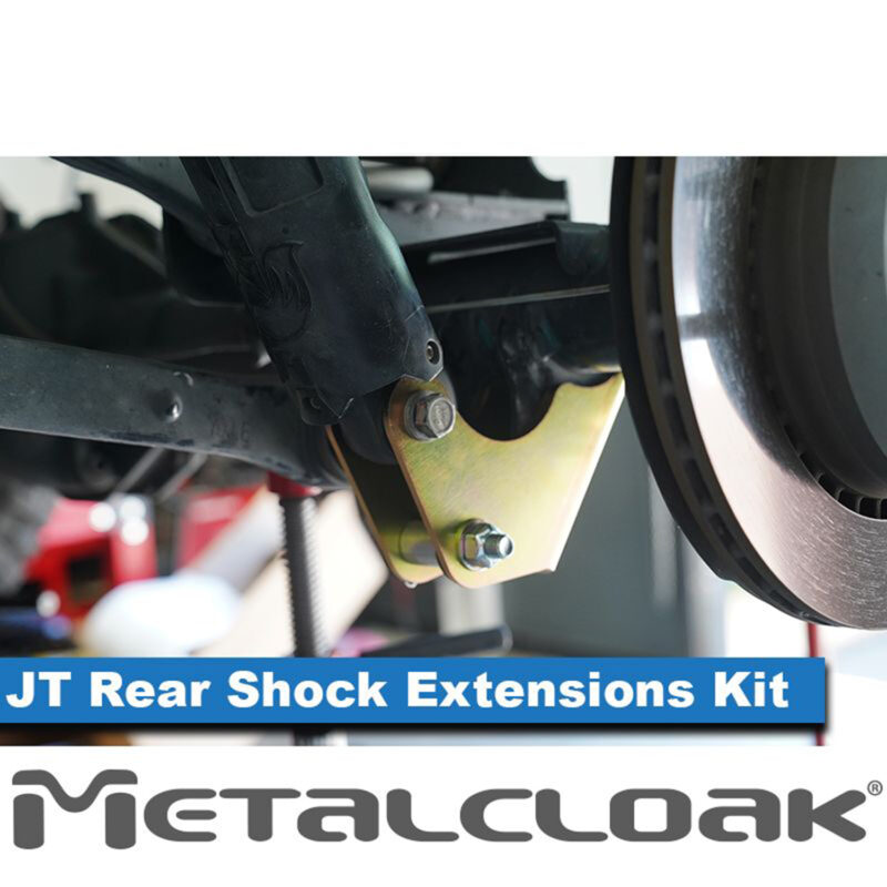 Metalcoak Rear Shock Extension Kit, JT Gladiator All Models 3" - Desert ...