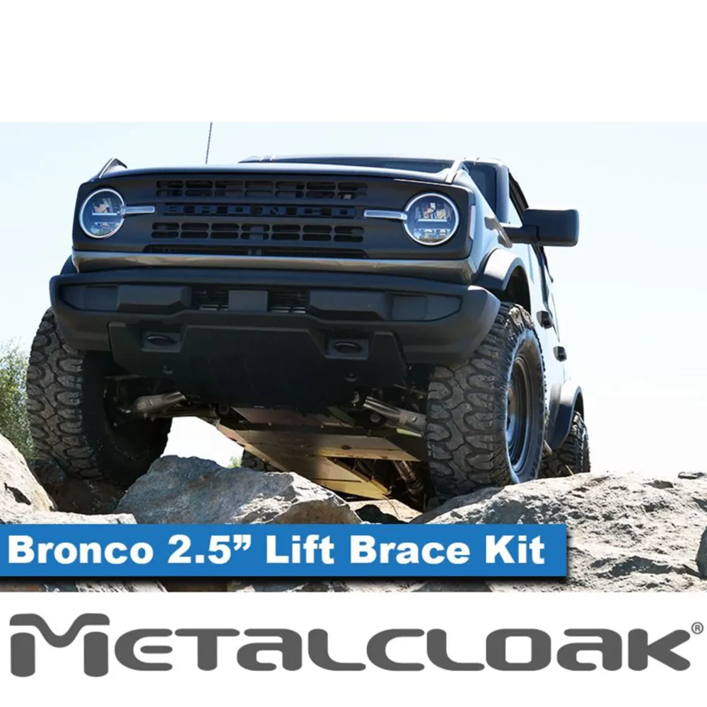 Metalcloak Bronco 6G 2.5" Brace Lift Kit - Desert Fox Offroad