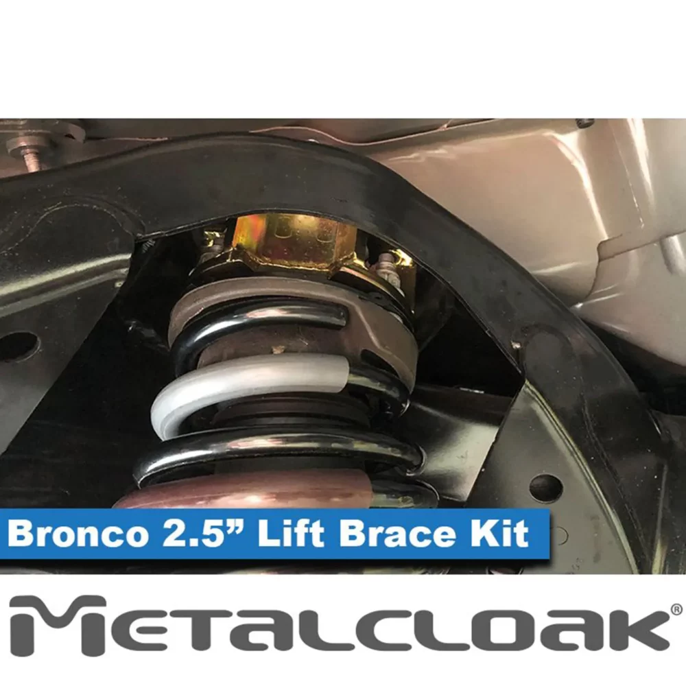 Metalcloak Bronco 6G 2.5" Brace Lift Kit - Desert Fox Offroad