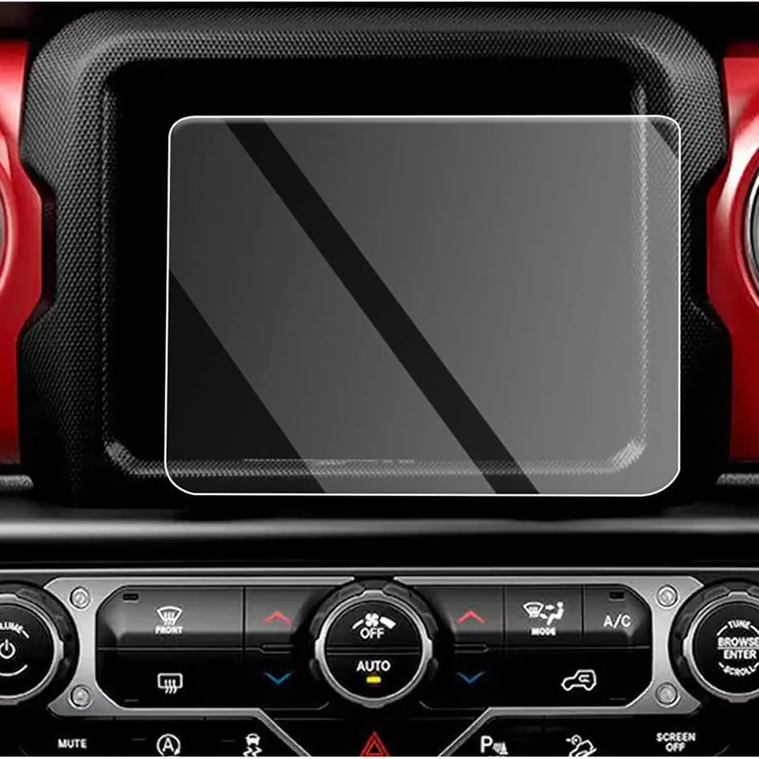 Navigation Touch Screen Protector for Jeep Wrangler JL & Gladiator JT ...